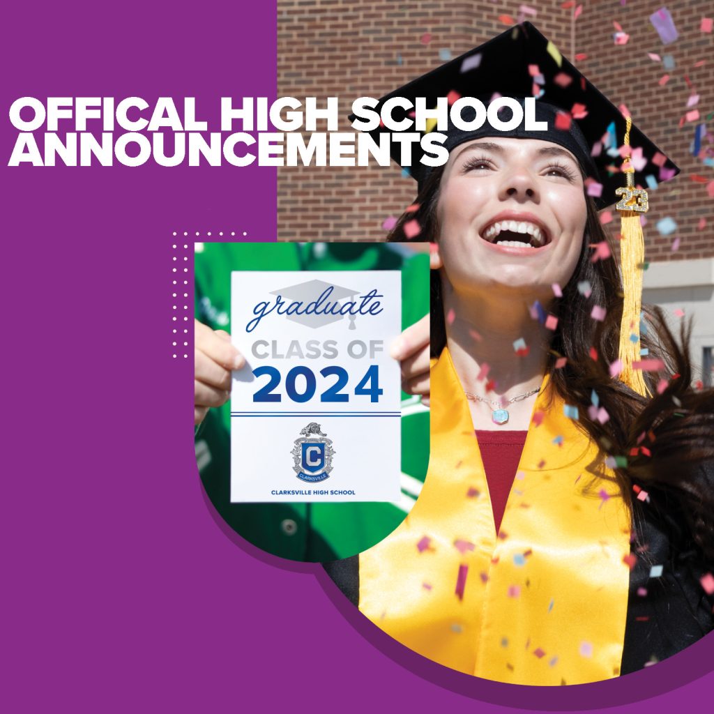 Official High School Announcements – Premier Grad Products